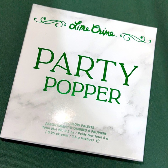 Lime Crime | Makeup | Lime Crime Party Popper Shadow Palette | Poshmark